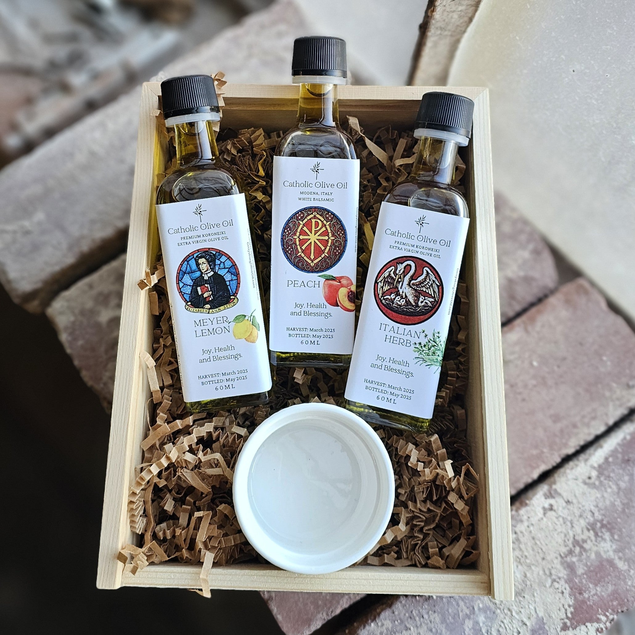 EVOO Box Gift Set – Catholic Olive Oil